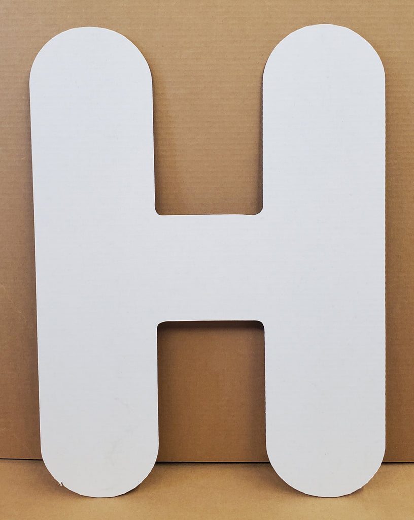 24" Flat Cardboard Letters - Full Alphabet 26 letter set – Custom Life ...